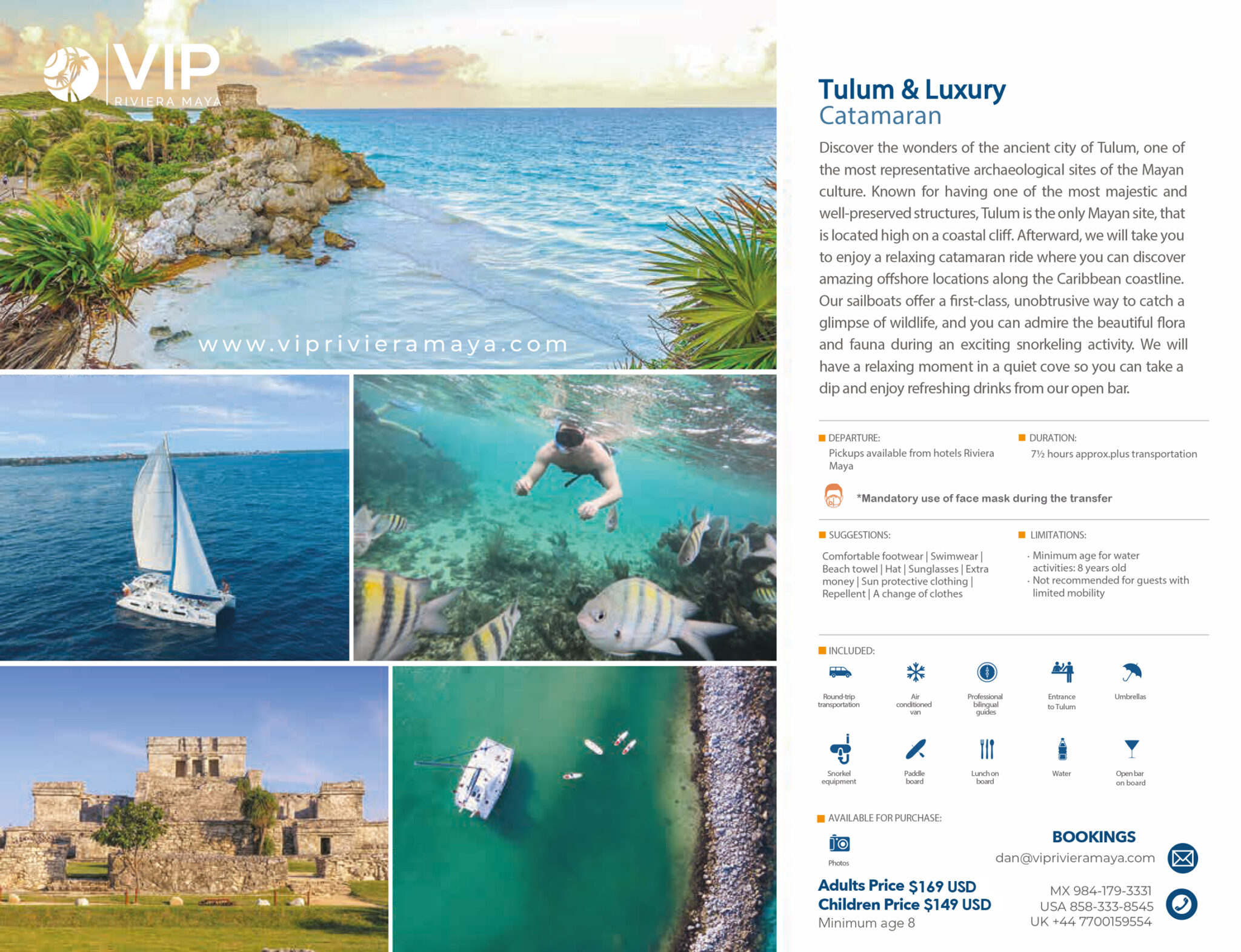 Tulum & Luxury Catamaran - Vip Riviera Maya